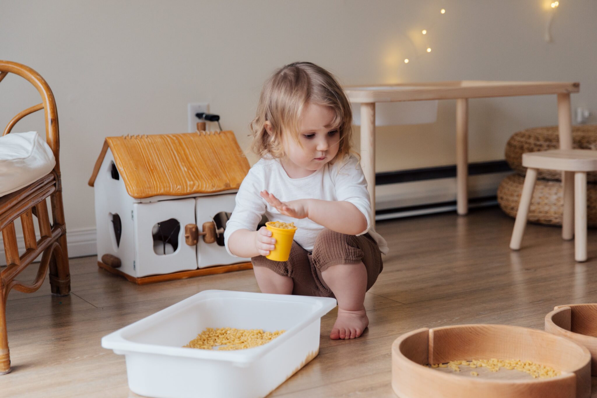 How to Make a Rice or Bean Sensory Bin - The Greenhouse Project